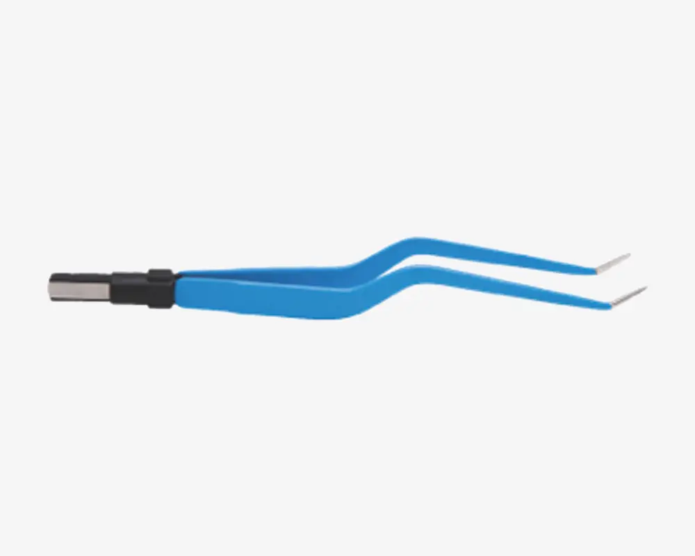Bayonet European Bipolar Forceps Angled Up - RB Medikal Instruments Bayonet European Bipolar Forceps Angled Up - RB Medikal Instruments